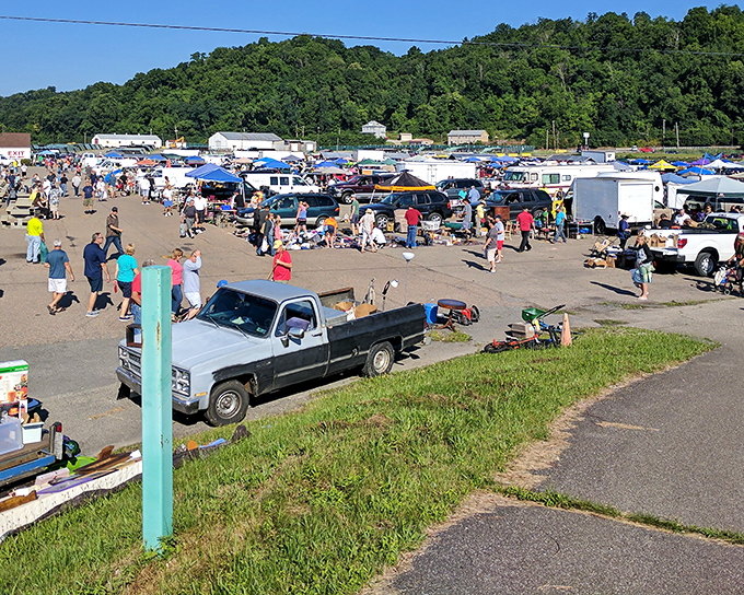 The treasure hunter's paradise stretches before you&mdash;a sea of tents, tables, and possibility under Pennsylvania's blue skies.