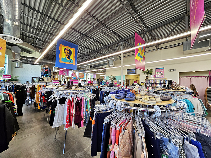 Holy moly, look at the racks! This is a fashion deep-dive, finding vintage gold that makes your budget sing.