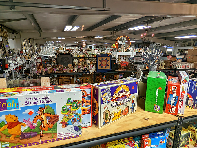 Those crazy fun board games will make it hard for you not to resist taking home a surprise for family night.