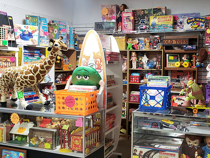 Nostalgia overload! This toy section is where adults linger longer than kids, rediscovering pieces of their childhood among stuffed giraffes and vintage board games.