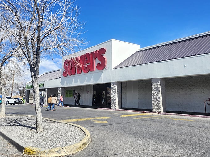 The unassuming exterior of Savers on Carlisle Boulevard hides a treasure trove within&mdash;like finding a secret portal to bargain paradise in Albuquerque.