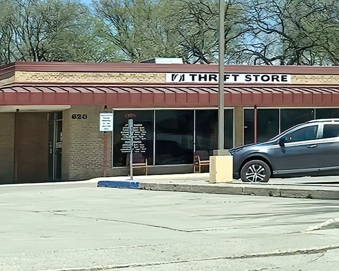 Like a retail mullet, St. Joseph's keeps it business up front, but inside there's a party of bargains.