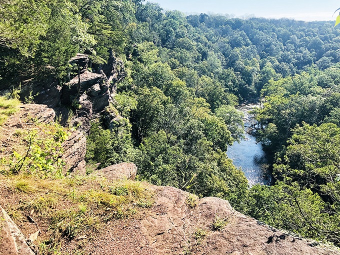 Nature's balcony awaits at High Rocks. The 200-foot drop offers views that make your Instagram followers think you've chartered a private helicopter.
