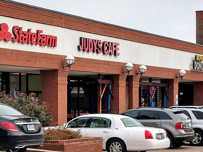 Nestled between a State Farm office and local shops, this unassuming strip mall treasure proves that culinary gems often hide in plain sight.