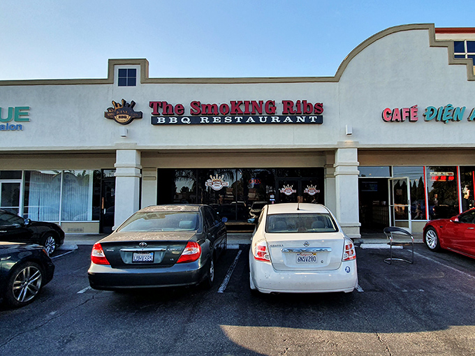 Nestled in an unassuming strip mall, The Smoking Ribs proves that extraordinary barbecue doesn't need fancy digs to make its mark.