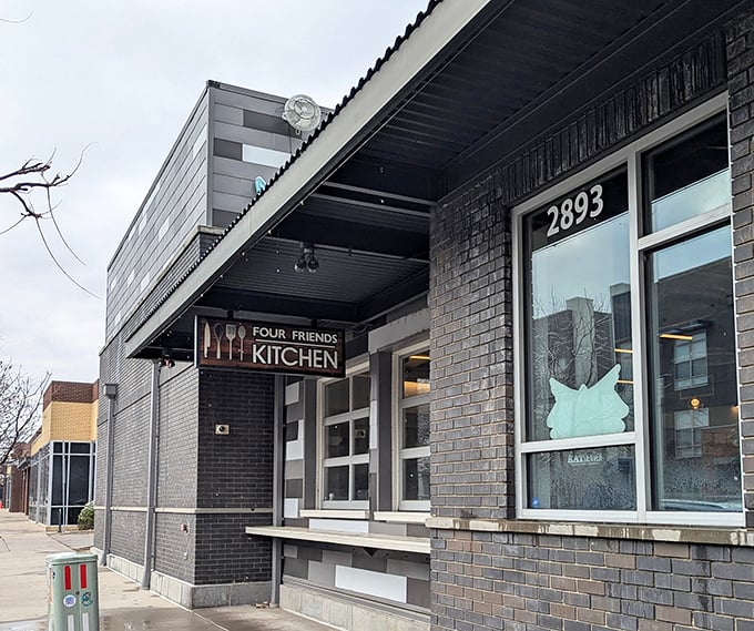The unassuming brick exterior of Four Friends Kitchen might not scream "food paradise," but inside awaits a breakfast revelation worth crossing Denver for.