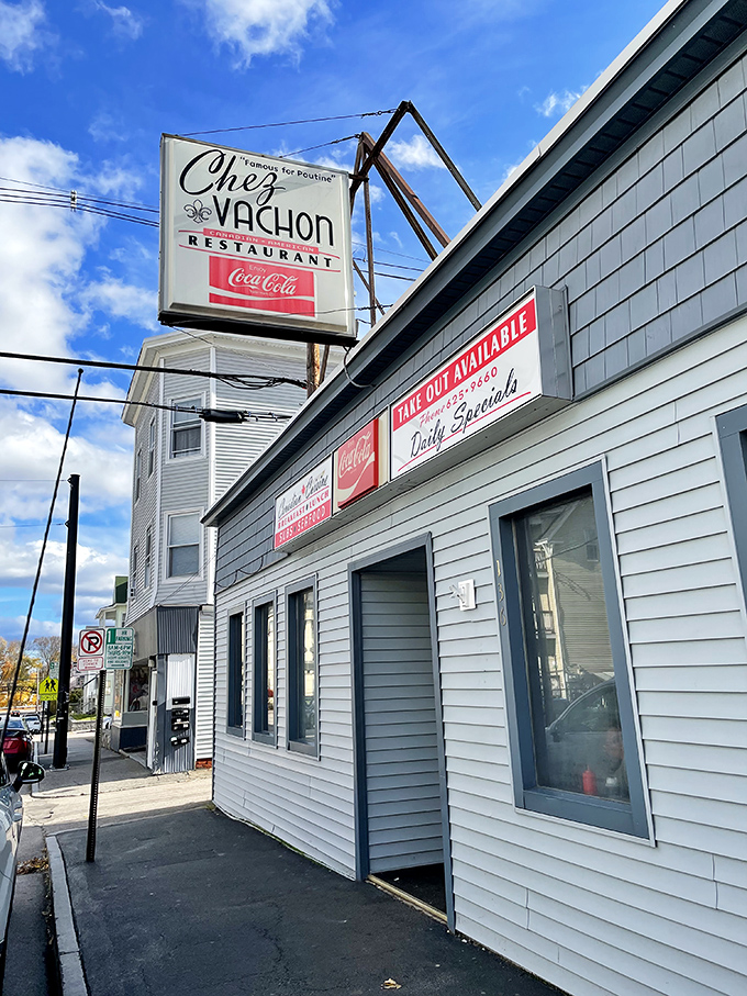 "Famous for Poutine" isn't just clever marketing&mdash;it's a promise this Manchester institution delivers on with every gravy-laden bite.