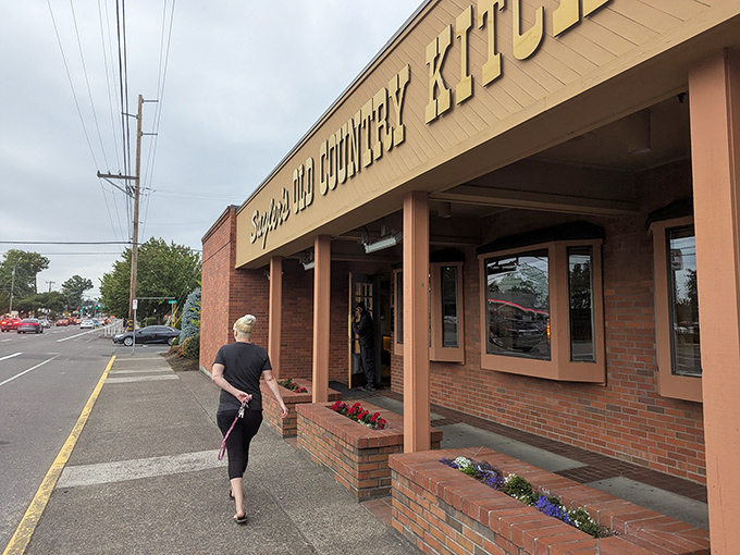 The unassuming brick exterior of Sayler's Old Country Kitchen &ndash; where Portland's steak lovers have been making pilgrimages for decades, drawn by the siren call of perfect filet mignon.