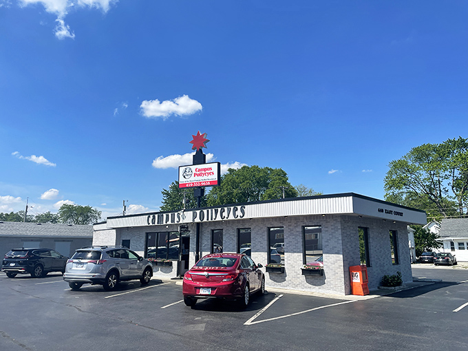 The unassuming brick exterior of Campus Pollyeyes hides culinary treasures that have sustained generations of Bowling Green students and locals alike.