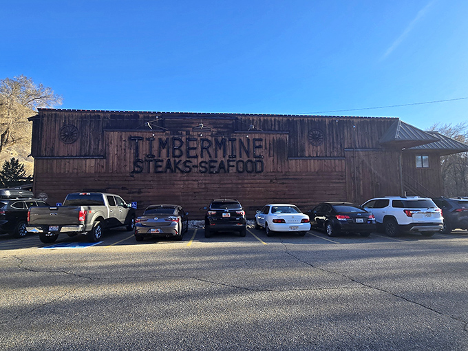 The rustic wooden exterior of Timbermine isn't just Instagram-worthy&mdash;it's a time machine disguised as a restaurant.