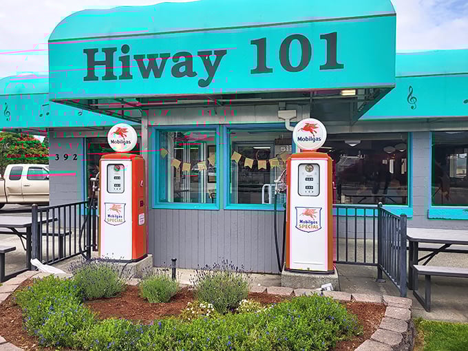 Those vintage Mobilgas pumps aren't just for show&mdash;they're time machines transporting hungry travelers back to when diners were America's culinary cathedrals and calories weren't yet invented.