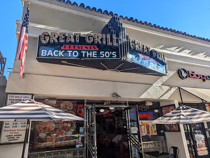 Step back into the fabulous '50s! The Great Grill in Burbank is ready to serve up legendary French toast and good times.