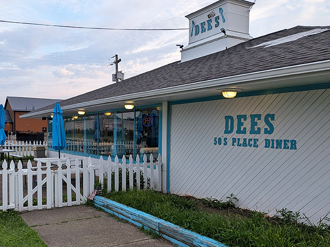 That turquoise and white exterior isn't just paint&mdash;it's a promise of pancakes, nostalgia, and pure diner magic.