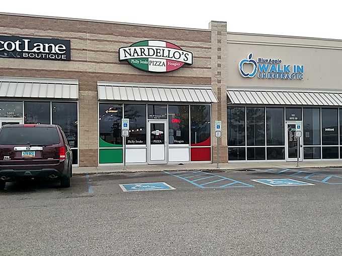 That Italian flag color scheme isn't just for show&mdash;it's a promise of authentic flavors waiting inside this Bismarck treasure.