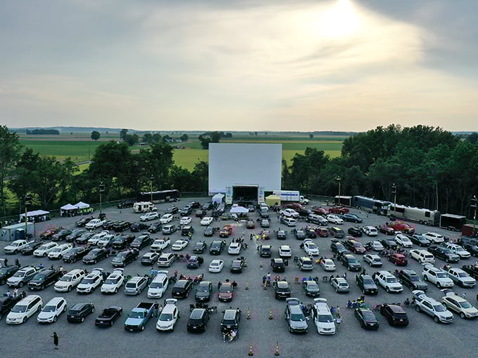 That massive screen rising against the Missouri countryside isn't a mirage &ndash; it's your ticket to movie magic.