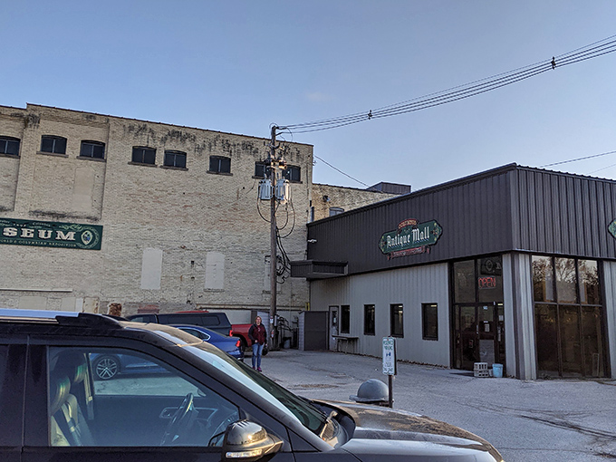 The unassuming exterior of Columbus Antique Mall &ndash; like finding out your quiet neighbor used to roadie for The Rolling Stones.