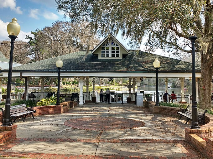 This charming pavilion serves as the gateway to aquatic adventures, where glass-bottom boats have been revealing underwater secrets since the 1870s.