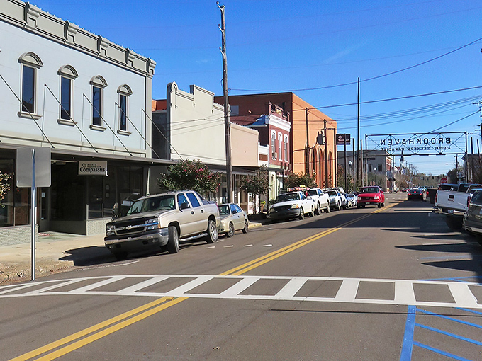 Downtown Brookhaven welcomes you with historic storefronts and that small-town charm that big cities spend millions trying to recreate. This is the real deal, folks.