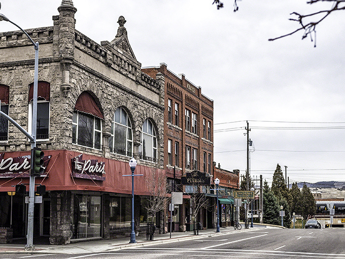 Downtown Pocatello's historic stone and brick facades prove that affordable living doesn't mean sacrificing architectural soul.