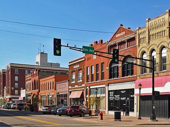 The 8th Avenue streetscape offers a perfect blend of vintage charm and modern bustle&mdash;proof that history and hipness can coexist beautifully.