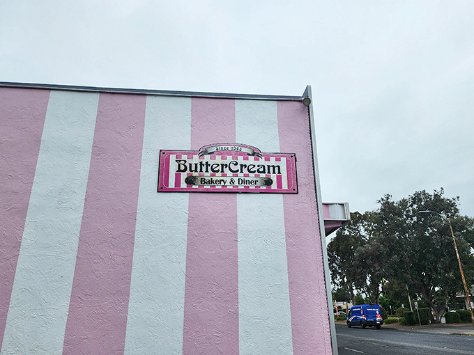 The pink-and-white striped exterior of Butter Cream isn't just a building&mdash;it's a time machine disguised as a diner. Welcome to sugar paradise!