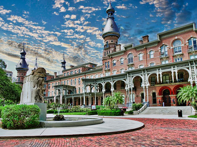 The Tampa Bay Hotel's iconic minarets pierce the Florida sky like exclamation points, announcing "This is NOT your average Florida attraction!"