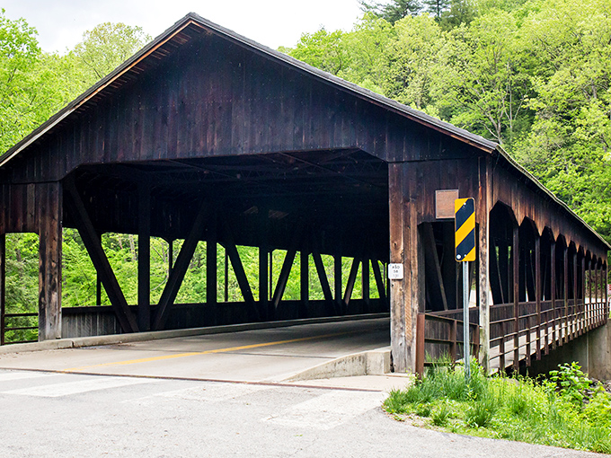 The historic covered bridge at Mohican isn't just Instagram bait&mdash;it's a time machine disguised as architecture, connecting you to Ohio's pastoral past.