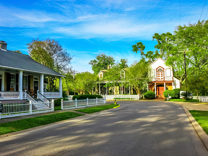Historic homes line the streets of St. Francisville like a real-life architectural timeline, each with stories etched into their weathered porches.