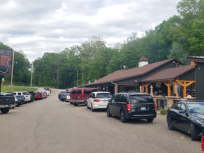 The parking lot tells the first chapter of this steakhouse story &ndash; when locals and road-trippers alike are willing to fill every space, you know something magical awaits inside.