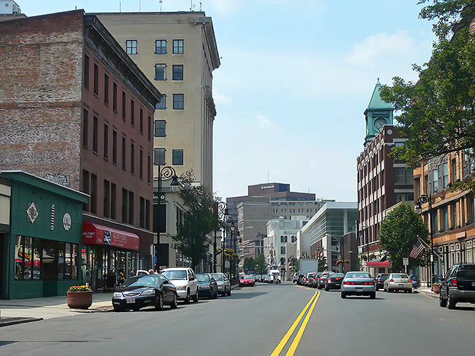 Downtown Springfield showcases its architectural character with historic brick buildings standing proudly alongside modern structures &ndash; New England charm without the Boston price tag.