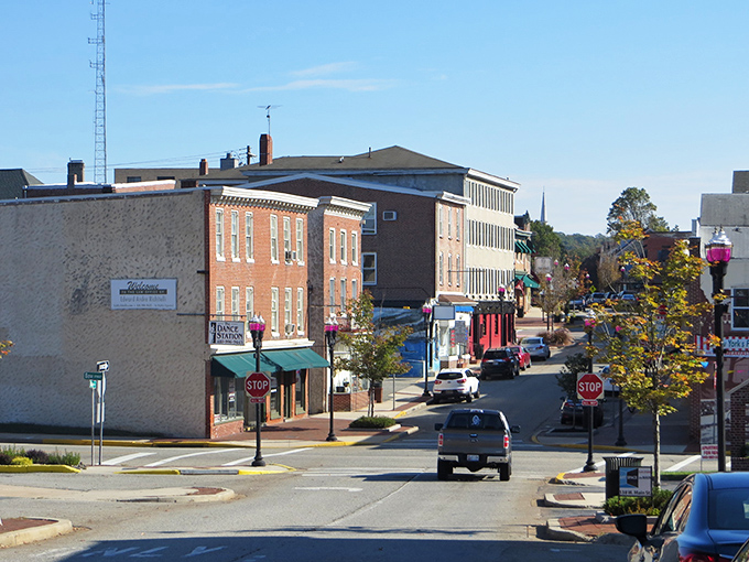Downtown Elkton proves that stop signs and stress don't have to coexist in the same universe.