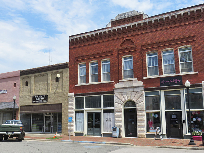 Downtown Sandersville showcases classic brick architecture that whispers stories of bygone eras while housing modern businesses. Small-town charm with big personality.
