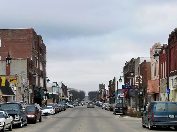 The classic Midwestern main street &ndash; where parking is plentiful, pace is leisurely, and retirement dollars stretch like saltwater taffy at a county fair.