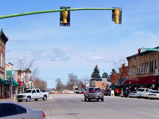 Main Street's unhurried pace feels like stepping into a Norman Rockwell painting with pickup trucks instead of horse-drawn carriages.