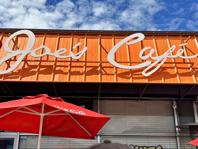 That vibrant orange exterior isn't just a building&mdash;it's a beacon of breakfast hope on even the cloudiest Utah morning.