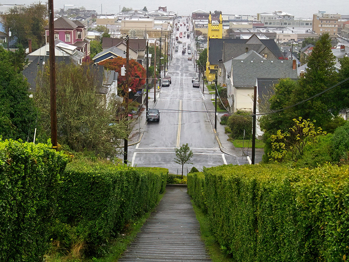 Astoria's famous hillside streets offer a San Francisco-esque experience without the parking tickets or mortgage payments.