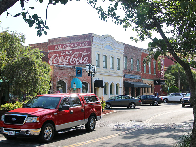 The Palace Saloon, Florida's oldest continuously operating bar, stands as a testament to Fernandina's colorful past and vibrant present.