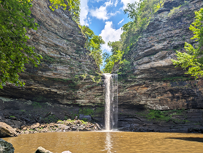 Cedar Falls doesn't just cascade &ndash; it performs, dropping 95 feet between ancient rock walls that have patiently waited millions of years for your visit.
