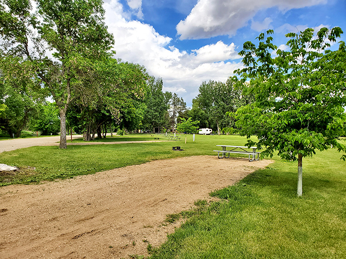 Tranquility has an address, and it's Fisher Grove State Park. Sunlight dapples through mature trees onto perfectly maintained grounds where nature beckons visitors to slow down.
