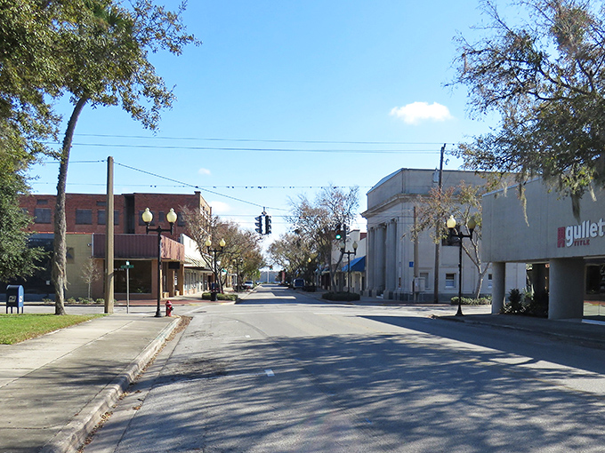Downtown Palatka stretches before you like a movie set where time decided to take a leisurely Florida vacation. Those vintage lampposts aren't just lighting streets&mdash;they're illuminating history.