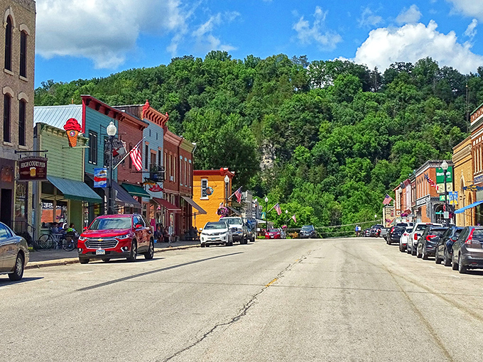 Downtown Lanesboro looks like a movie set where they forgot to add the stress. Those limestone bluffs aren't just scenery&mdash;they're nature's version of a hug.