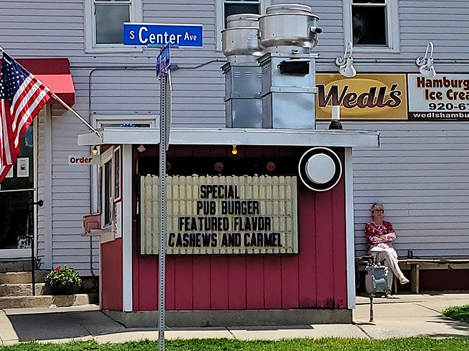 The little red order window that could! Wedl's iconic storefront on S Center Ave stands as a testament that greatness often comes in humble packages.