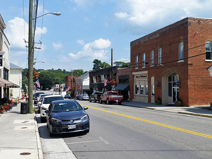 Main Street Buchanan moves at the perfect speed: slow enough to notice everything, fast enough to stay interesting.