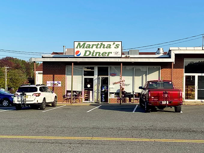 Where pickup trucks and sedans share parking spaces in perfect harmony. Democracy in action&mdash;everyone deserves great home cooking.