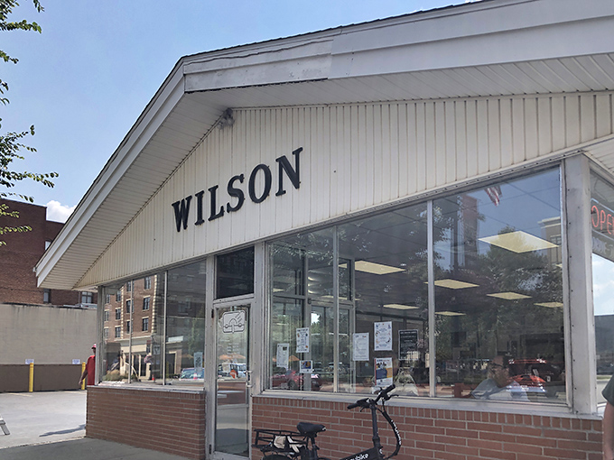 The unassuming white exterior of Wilson's might not scream "culinary destination," but locals know better. Some treasures don't need flashy signs.