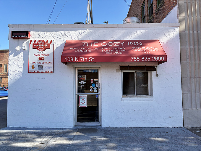 This charming, small-town hero has served its "World Famous Sliders" since 1922. A true slice of delicious history!