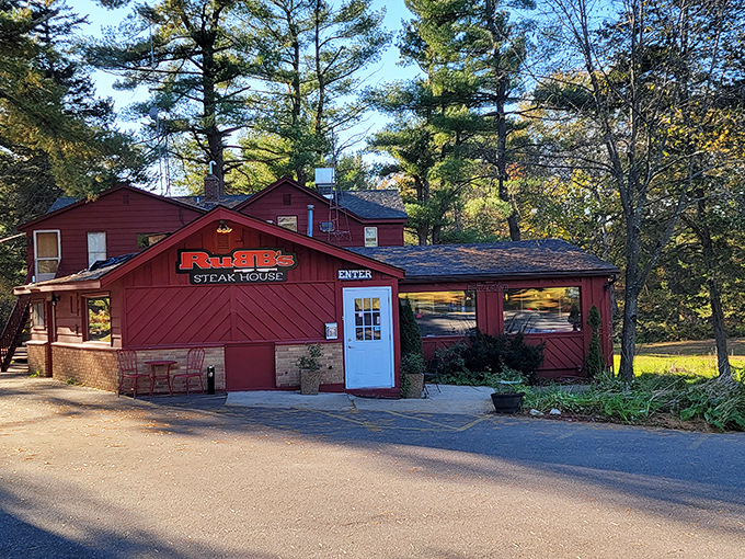 Nestled among Wisconsin's whispering pines, this unassuming red steakhouse has been the setting for countless "I can't believe how good this is" moments.