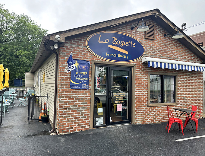 Rain or shine, this little brick bakery stands ready to transport you to Paris without the jetlag or passport hassle.