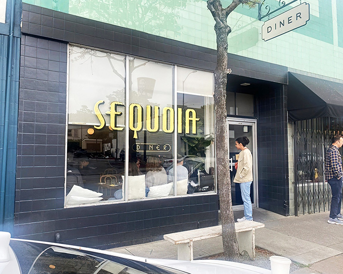 The unassuming storefront of Sequoia Diner in Oakland's Laurel District proves once again that culinary greatness often hides behind modest facades.