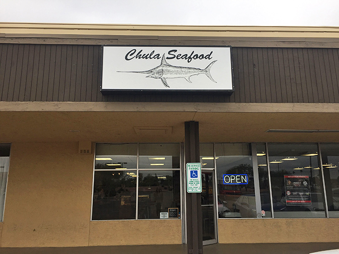 Strip mall chic meets seafood excellence &ndash; proving great food doesn't need fancy digs to make waves.